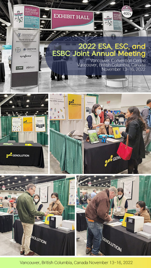 2022 ESA, ESC, and ESBC Joint Annual Meeting – Genolution